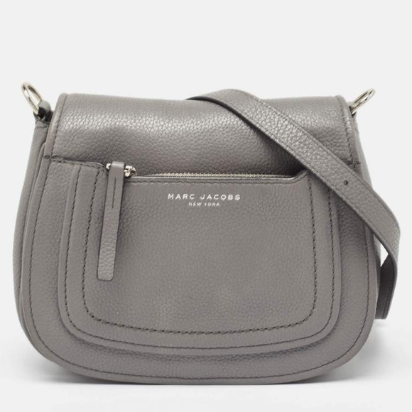 Marc Jacobs | Bags | Marc Jacobs Gray Leather Crossbody Bag | Poshmark